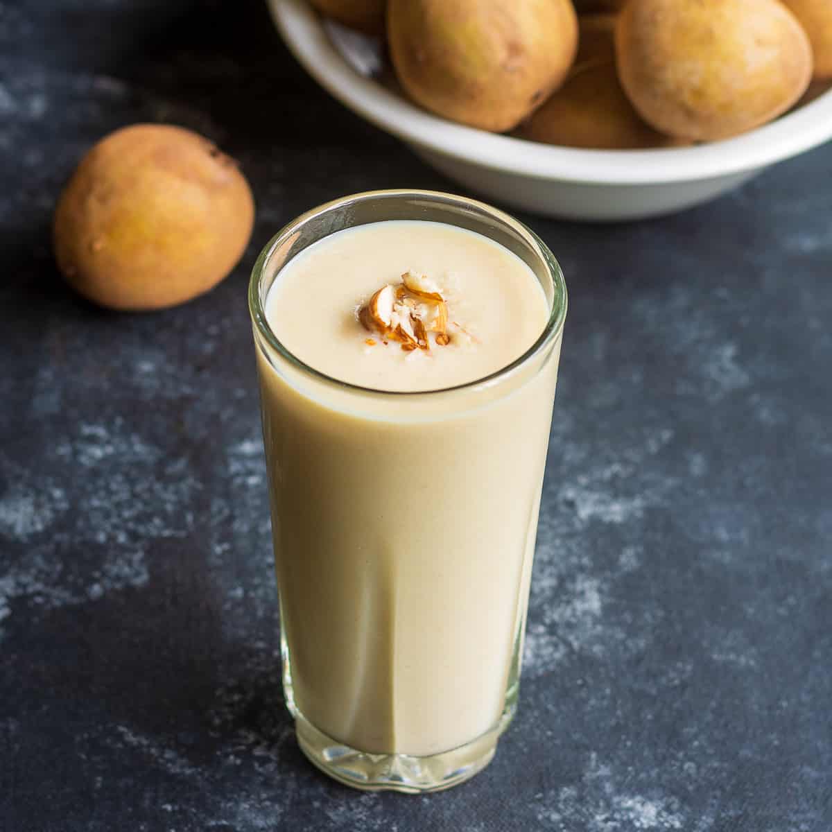 Cheeku Milk Shake Recipe: - Purely Healthy Eats